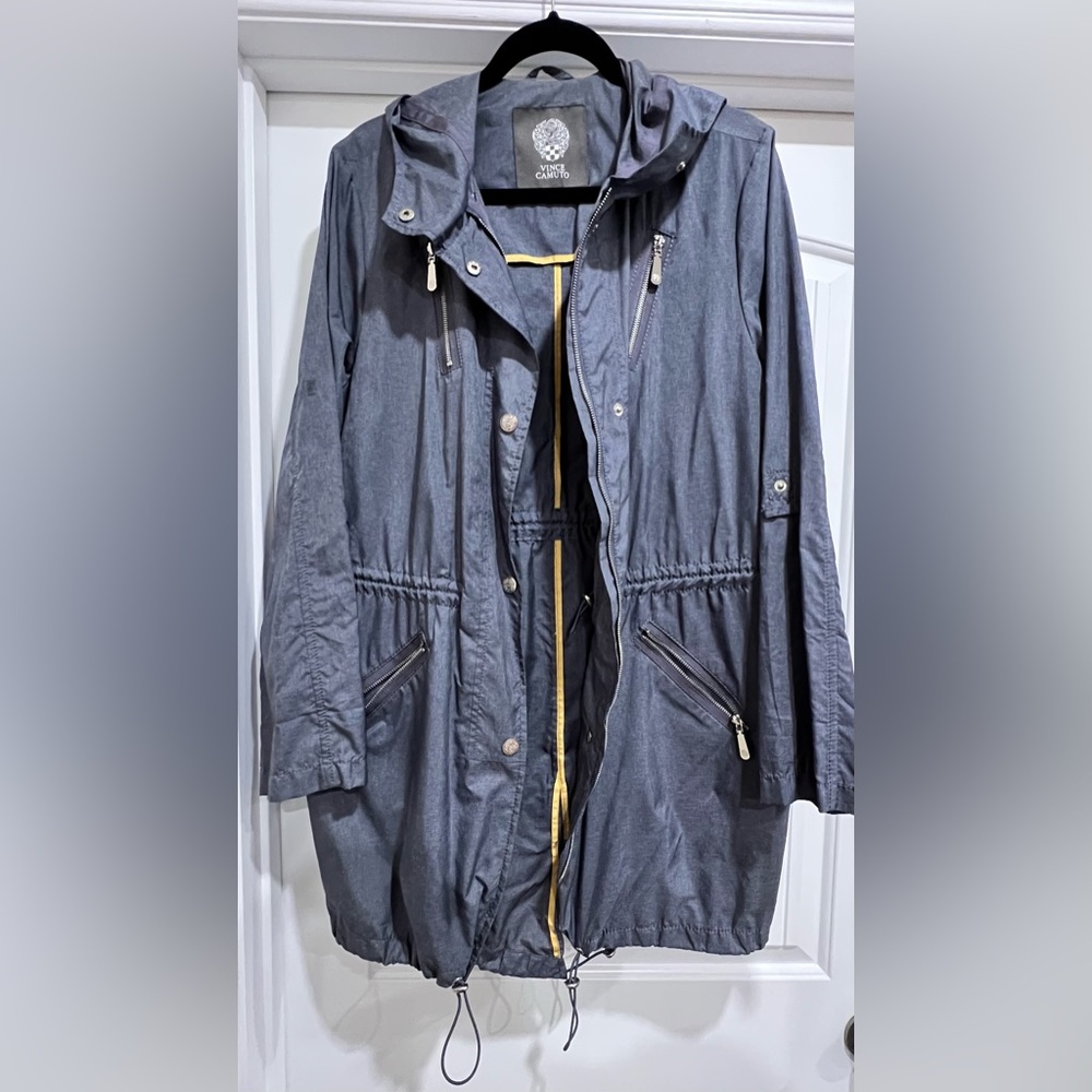 Vince Camuto Rain Trench Coat - Gem